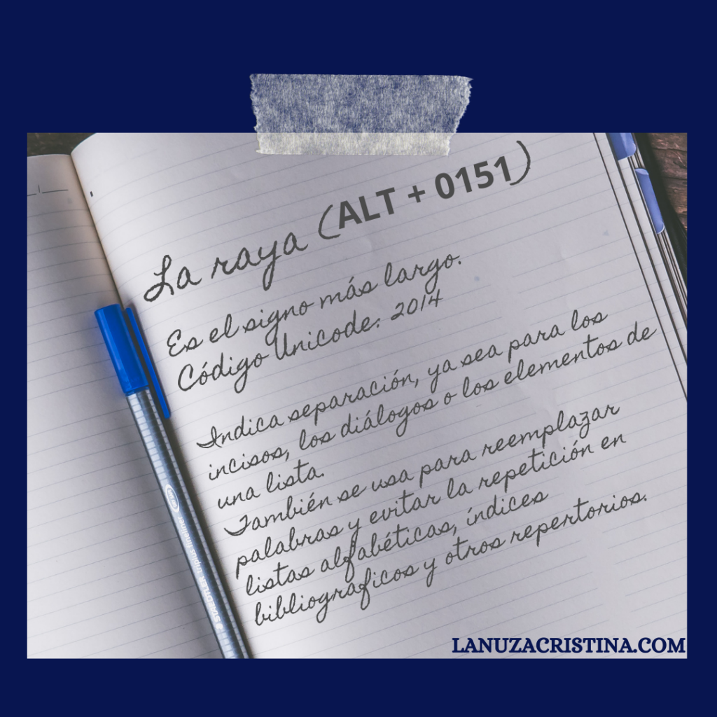 El guion, el menos, la semirraya y la raya: código Unicode, atajos de ...