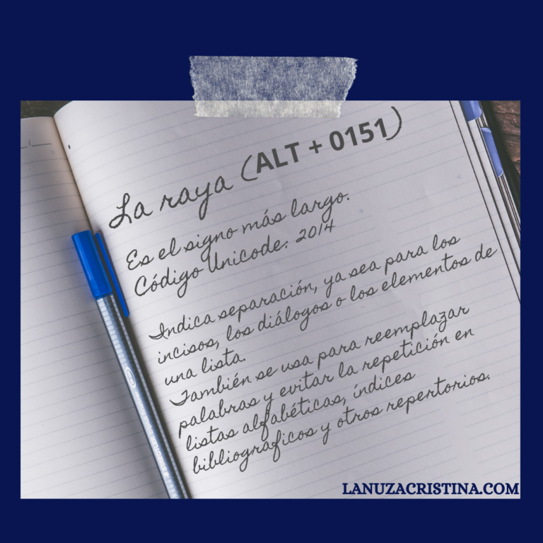 El guion, el menos, la semirraya y la raya: código Unicode, atajos de ...